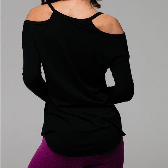 Onzie | Tops | Nwt Onzie Off Shoulder Top New With Tags Black | Poshmark